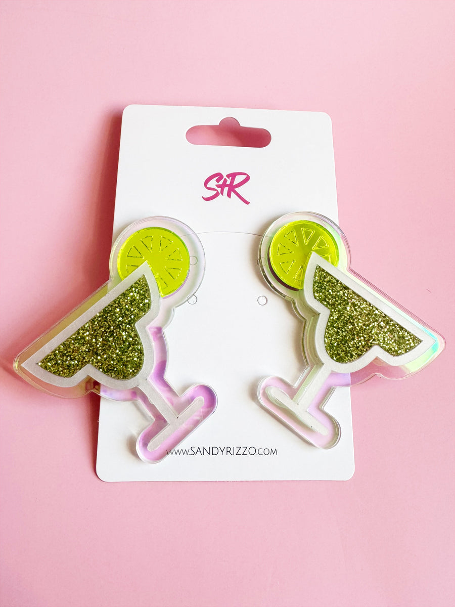 Margarita Glass Statement Stud – Sandy + Rizzo