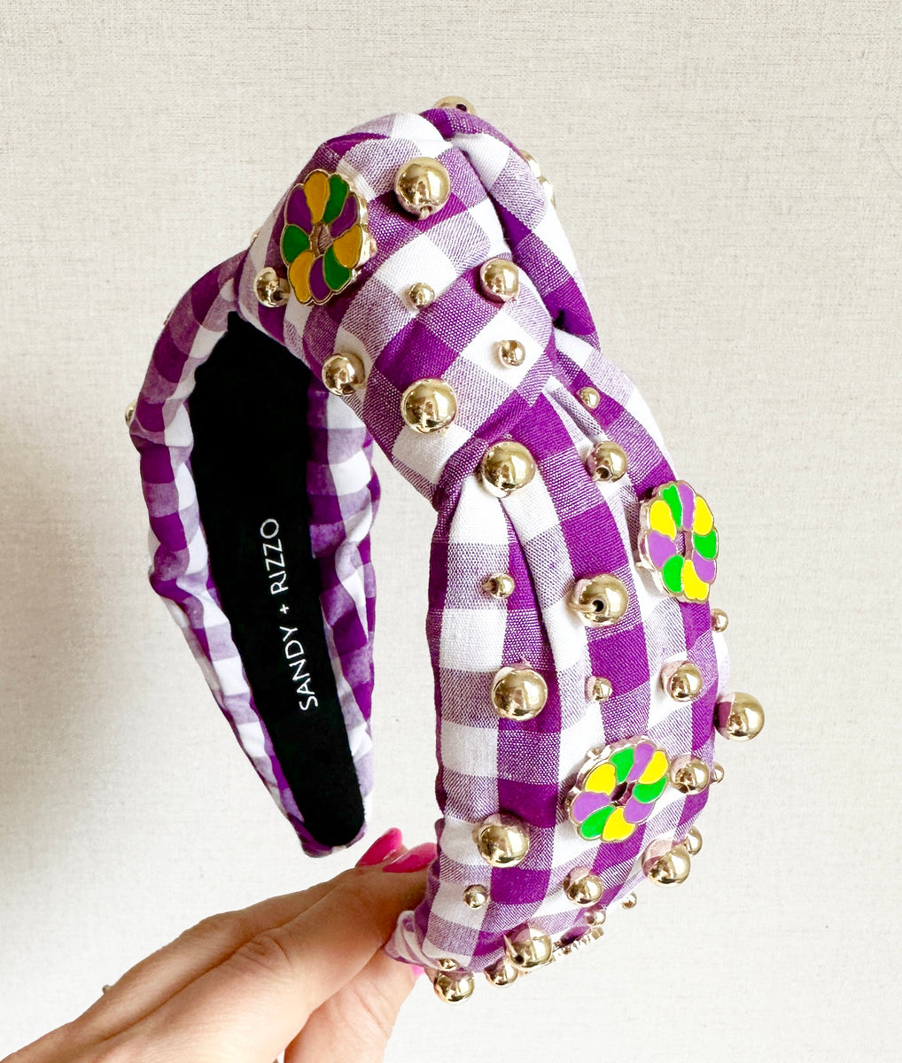 King Cake Headband – Sandy + Rizzo